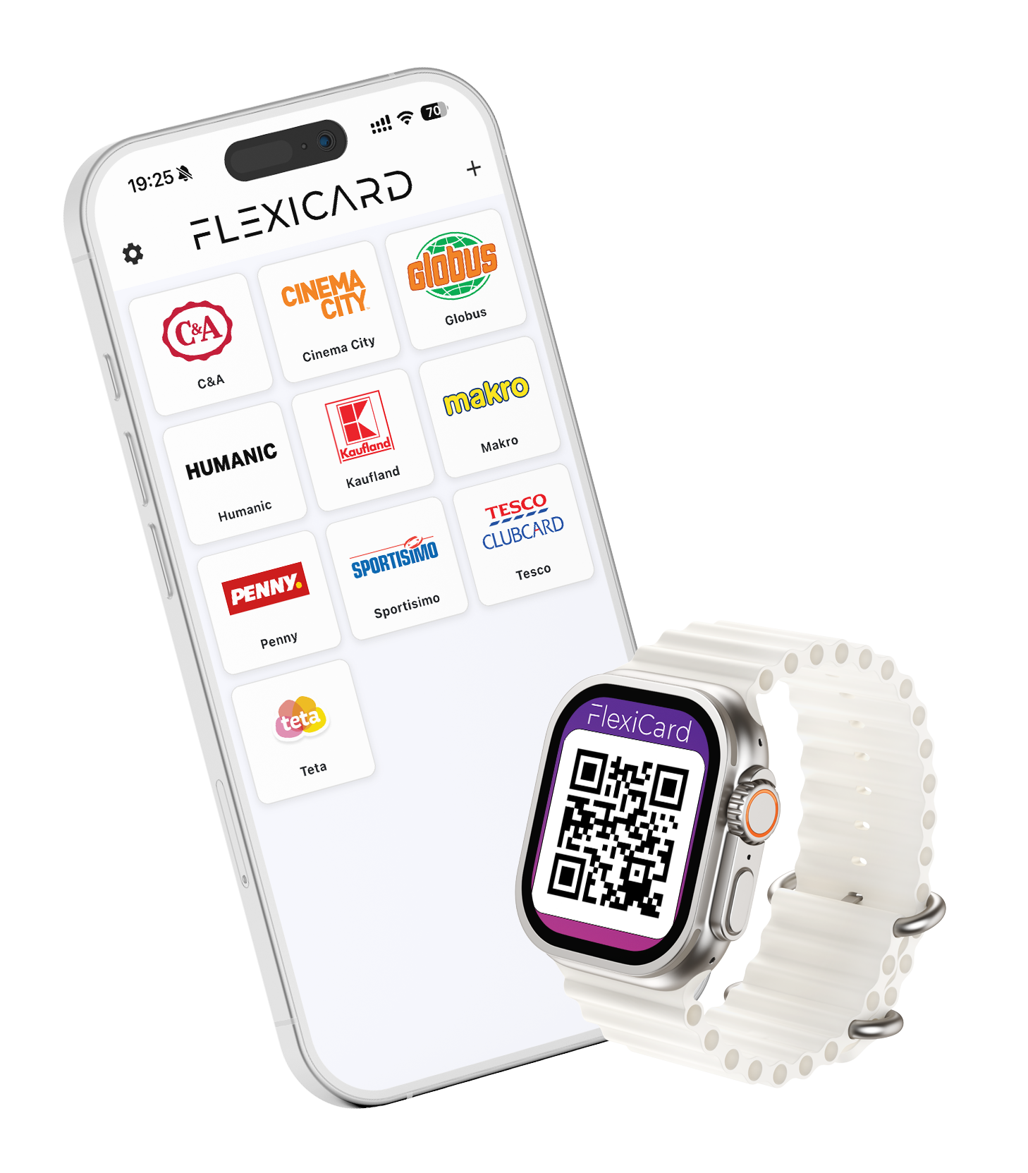 Věrnostní karty v mobilu - FlexiCard